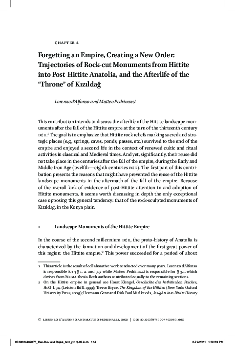 (PDF) Forgetting an Empire, Creating a New Order: Trajectories of Rock-cut Monuments from ...
