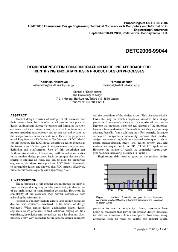 (PDF) Requirement-Definition-Confirmation Modeling Approach for Identifying Uncertainties in ...