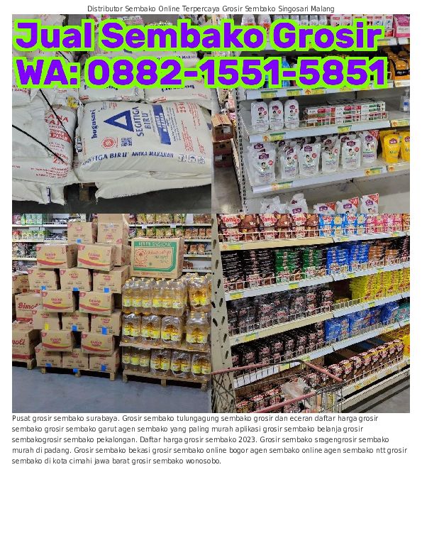 (PDF) ౦882.I55I.585I (WA) Grosir Sembako Cikarang Distributor Sembako ...