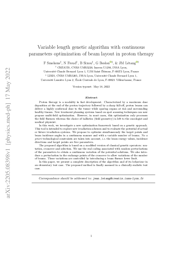 Pdf Variable Length Genetic Algorithm With Continuous Parameters Optimization Of Beam Layout 2918