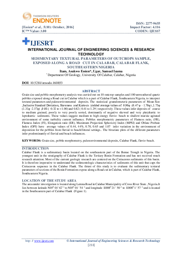 (PDF) Ijesrt International Journal of Engineering Sciences & Research ...
