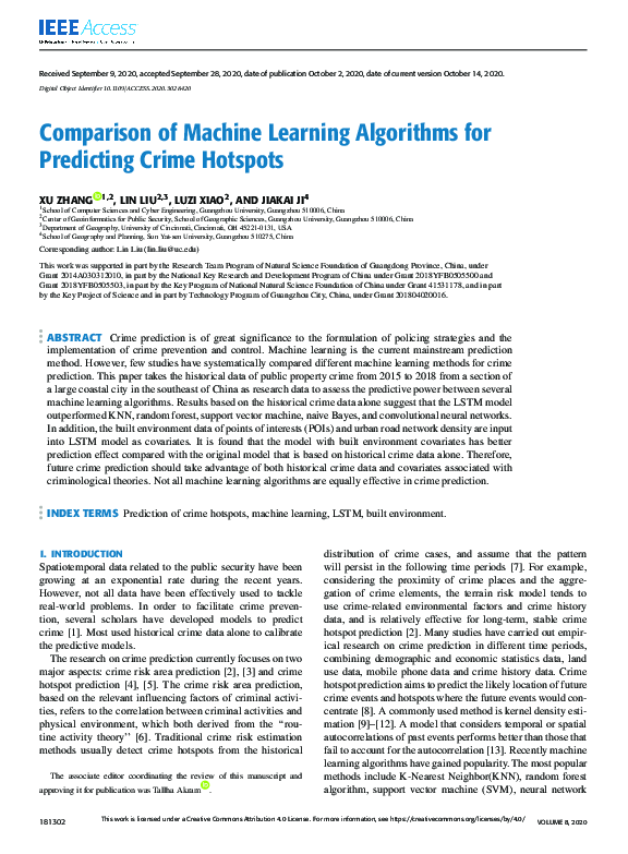 (PDF) Comparison of machine learning algorithms for mangrove species identification in Malad ...