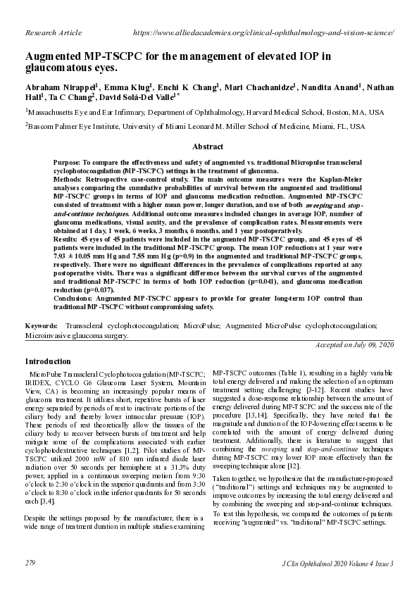 (PDF) Augmented MP-TSCPC for the management of elevated IOP in ...