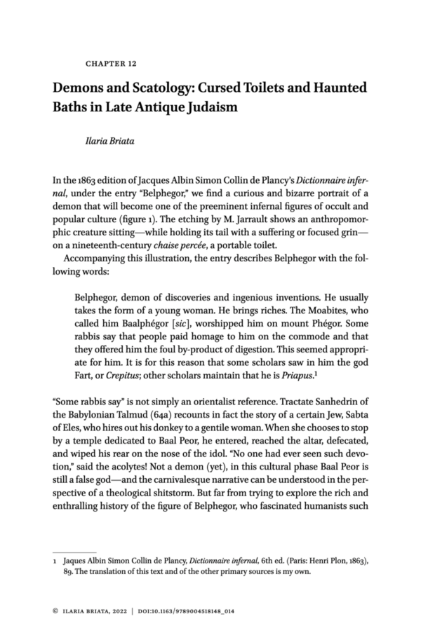 (PDF) Demons and Scatology: Cursed Toilets and Haunted Baths in Late ...