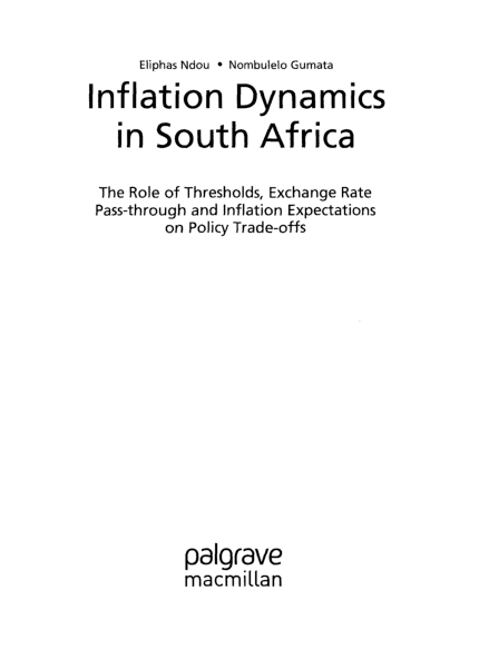 (PDF) Inflation Dynamics in South Africa