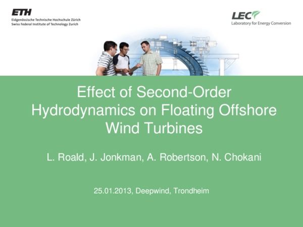 (PDF) Effect of Second-Order Hydrodynamics on a Floating Offshore Wind ...