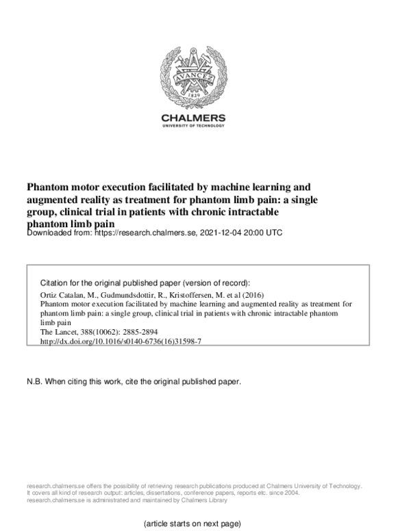 (PDF) Phantom motor execution facilitated by machine learning and ...