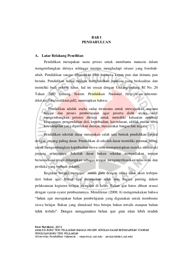 (PDF) ANALISIS BUKU TEKS PELAJARAN BAHASA INGGRIS SEKOLAH DASAR ...