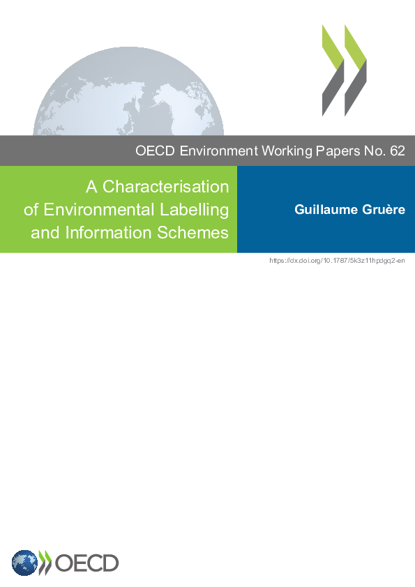 (PDF) A Characterisation of Environmental Labelling and Information Schemes