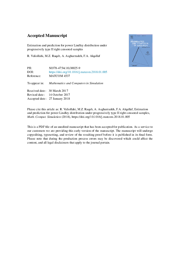 Pdf Estimation And Prediction For Power Lindley Distribution Under