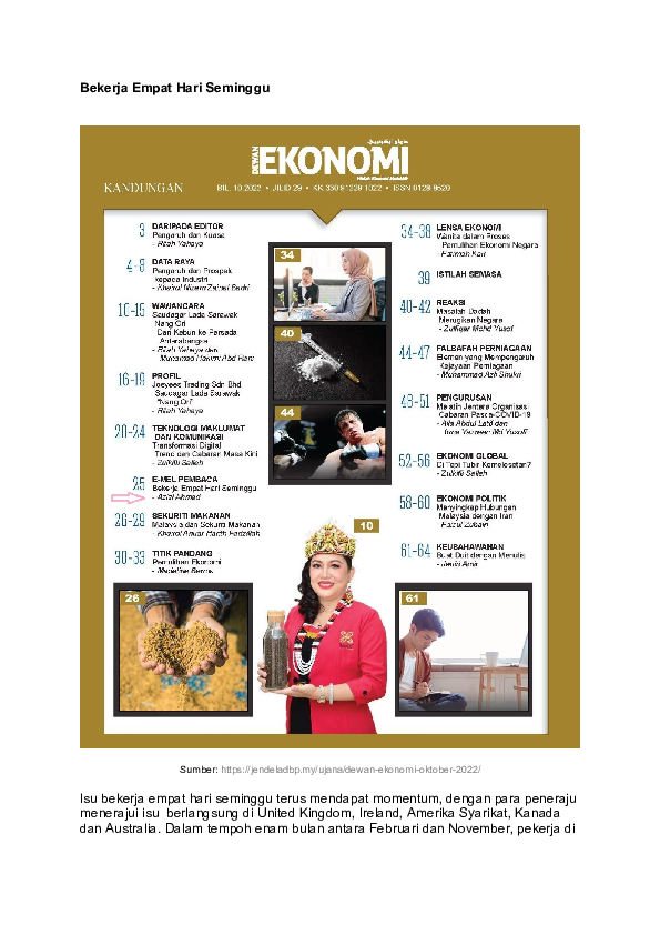 (DOC) Bekerja Empat Hari Seminggu (2022)