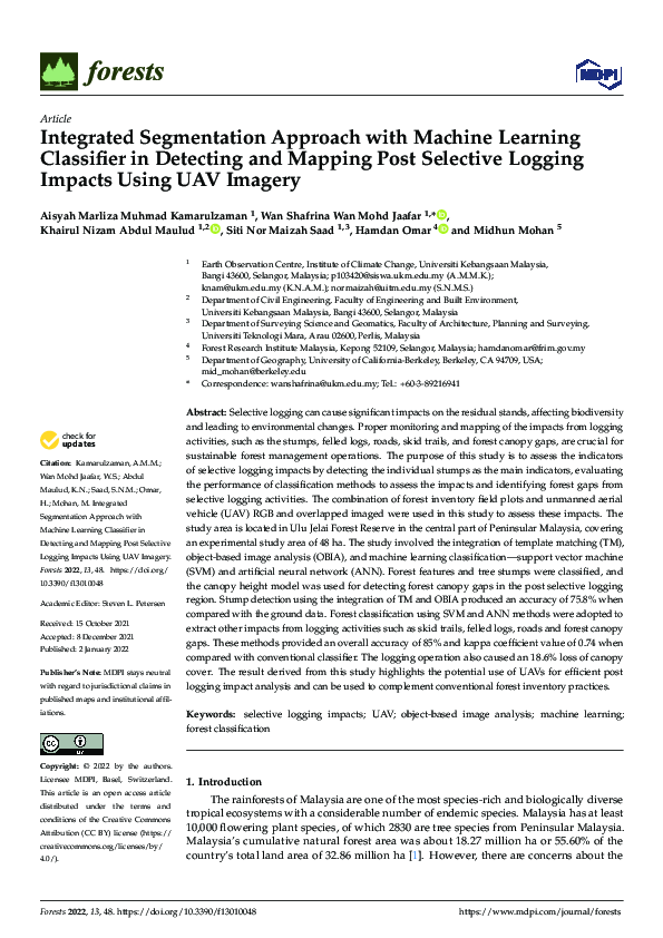 Pdf Integrated Segmentation Approach With Machine Learning Classifier