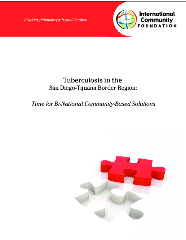 (PDF) Tuberculosis in the San Diego-Tijuana Border Region: Time for Bi ...