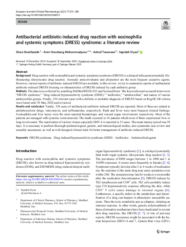 (PDF) Antibacterial antibiotic-induced drug reaction with eosinophilia and systemic symptoms ...