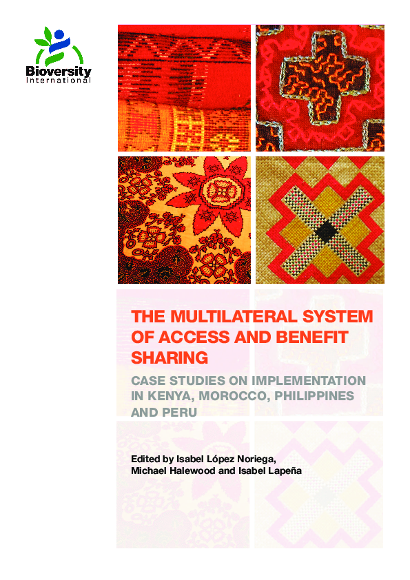 (PDF) The multilateral system of access and benefit sharing: could it ...