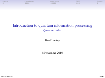 (PDF) Introduction to Quantum Information Processing
