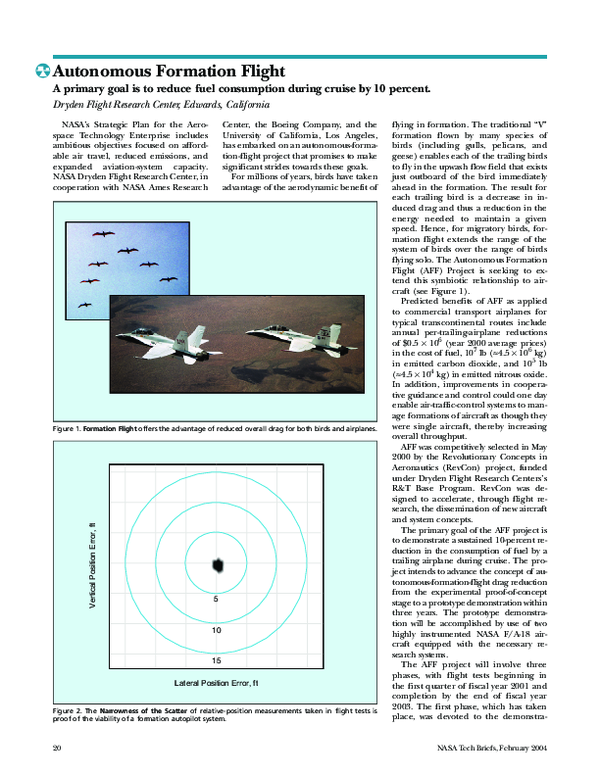(PDF) Autonomous formation flight