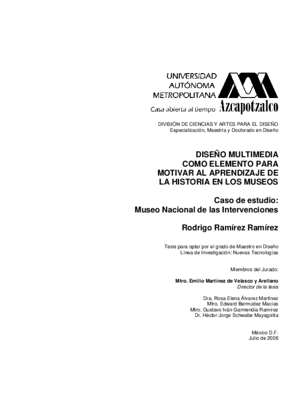 (PDF) Diseño multimedia como elemento para motivar al aprendizaje de la ...