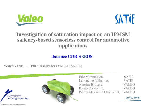 (PDF) Investigation of saturation impact on an IPMSM saliency-based ...