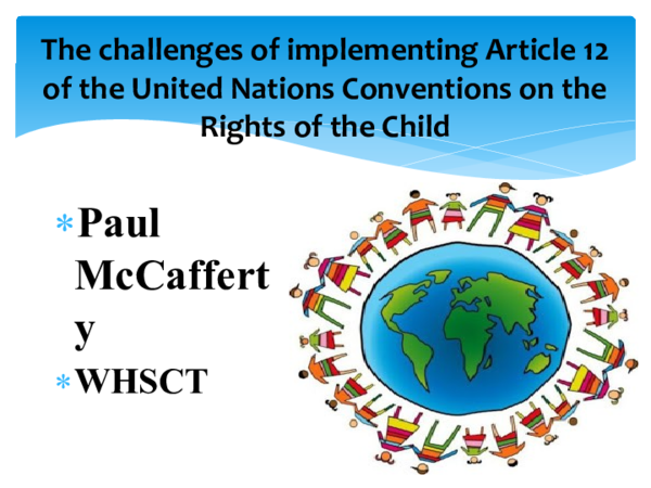 (PPT) The challenges of implementing Article 12 of the United Nations ...