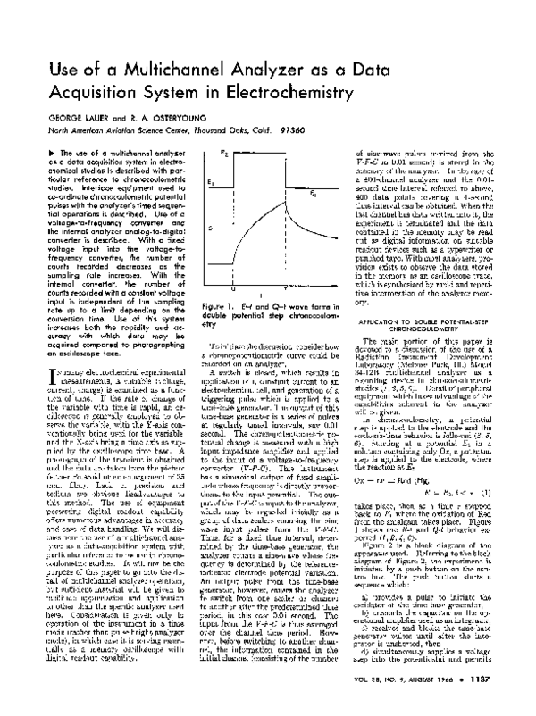(PDF) Use of a Multichannel Analyzer as a Data Acquisition System in ...