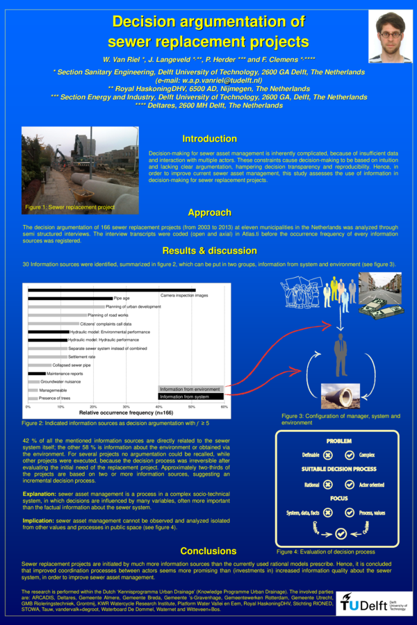 (PDF) Decision argumentation of sewer replacement projects (poster)