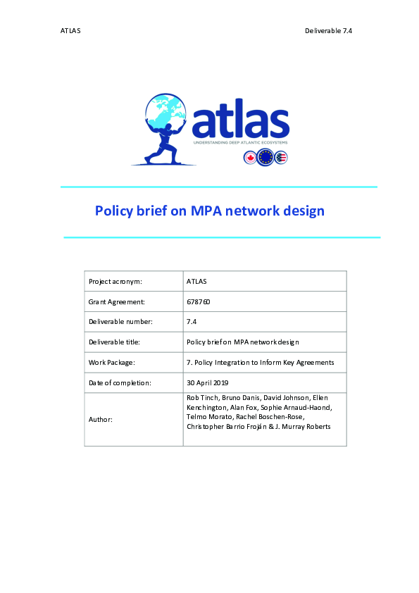 (PDF) Policy Brief - Recognising connectivity and climate change ...