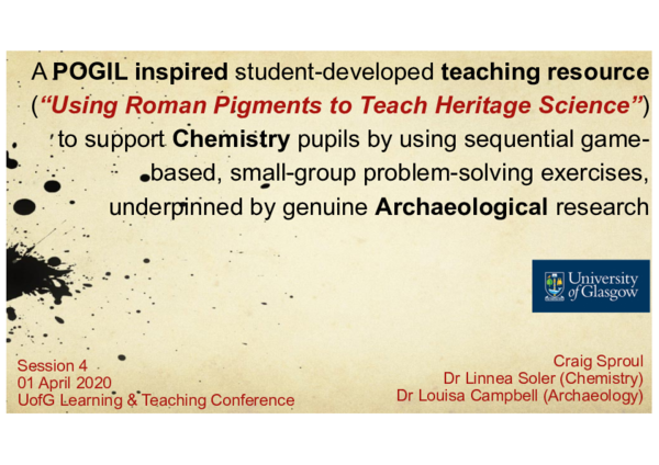 (PDF) A POGIL Inspired Student-developed Teaching Resource (“Using ...