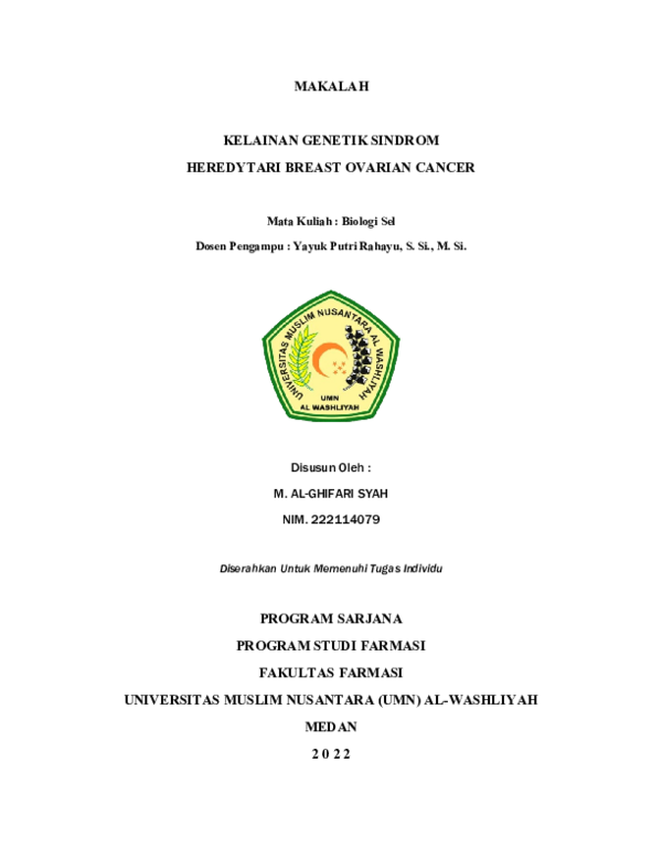 (DOC) MAKALAH SYNDROME