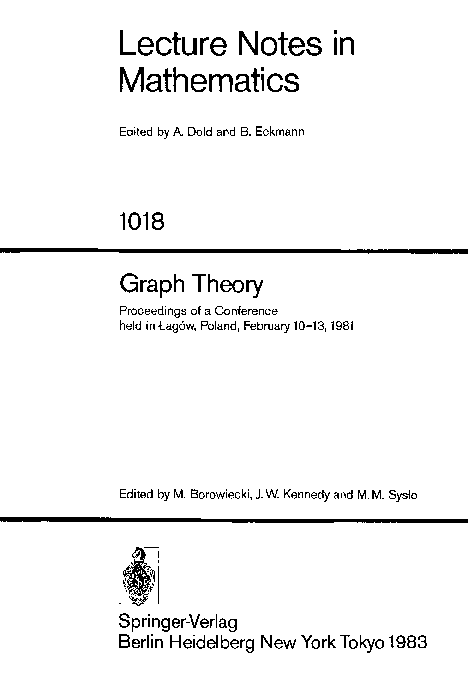(PDF) Graph Theory | Maciej Sysło - Academia.edu (PDF) Graph Theory | Maciej Sysło - Academia.edu