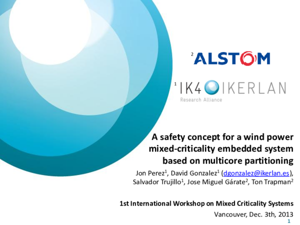 Pdf A Safety Concept For A Railway Mixed Criticality Embedded System Based On Multicore