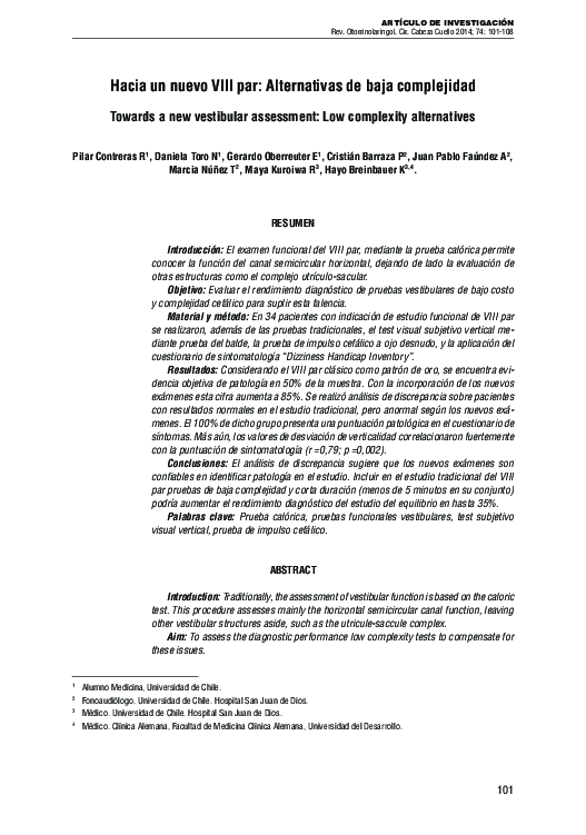 (PDF) Hacia un nuevo VIII par: Alternativas de baja complejidad