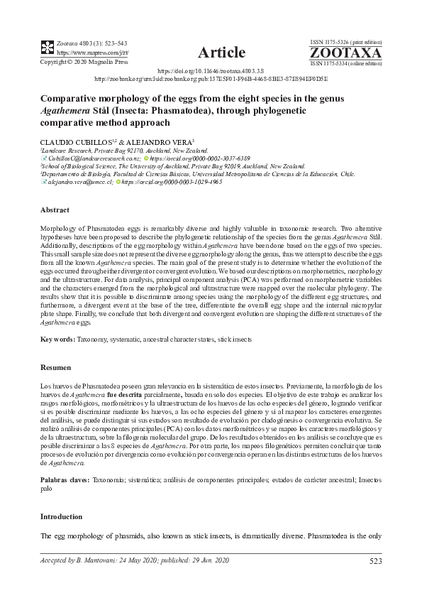 (PDF) Comparative morphology of the eggs from the eight species in the ...