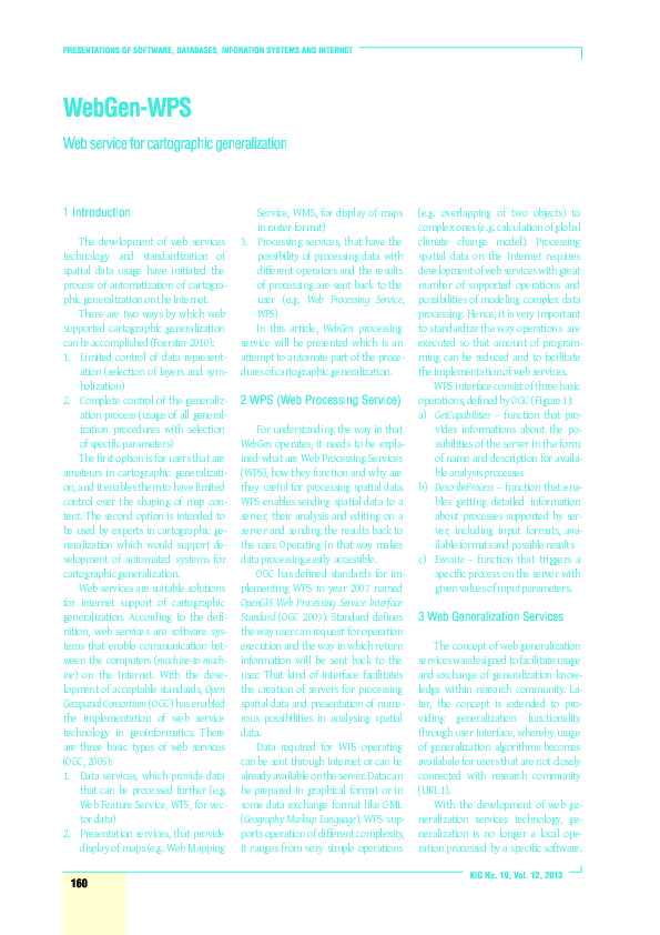 (PDF) WebGen-WPS – Web service for cartographic generalization
