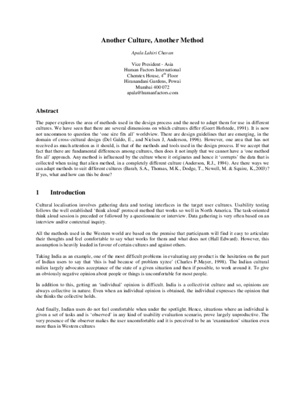 (PDF) Vice President- Asia Human Factors International Chemtex House ...