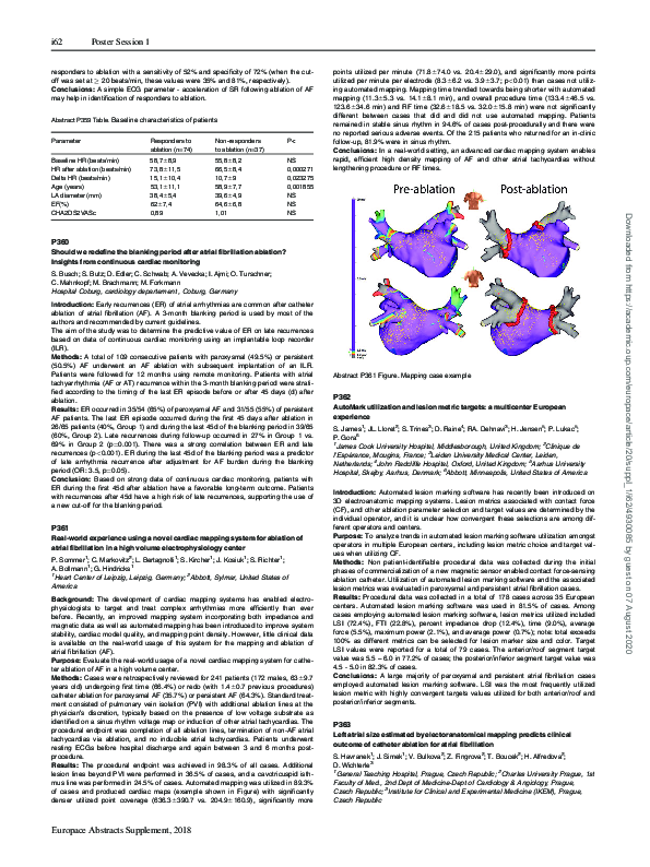 (PDF) P360Should we redefine the blanking period after atrial fibrillation ablation? Insights ...