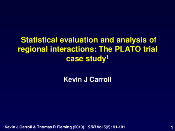 (PDF) Statistical Evaluation and Analysis of Regional Interactions: The ...
