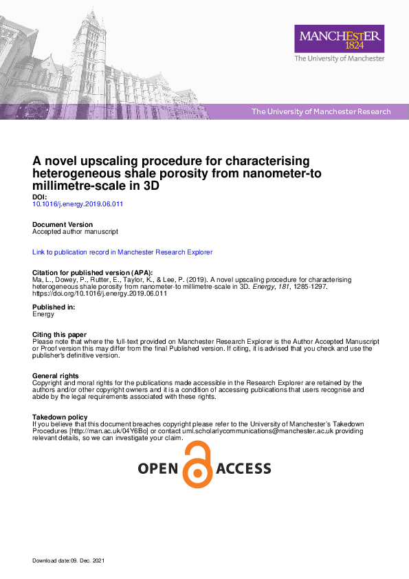 (PDF) A novel upscaling procedure for characterising heterogeneous ...