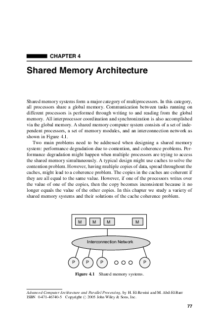 (PDF) Advanced Computer Architecture and Parallel Processing