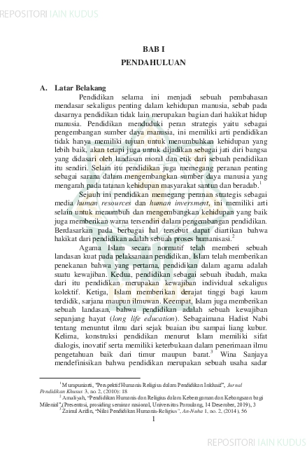 (PDF) Pendidikan Humanis-Religius dalam Majelis Maiyah Kudus