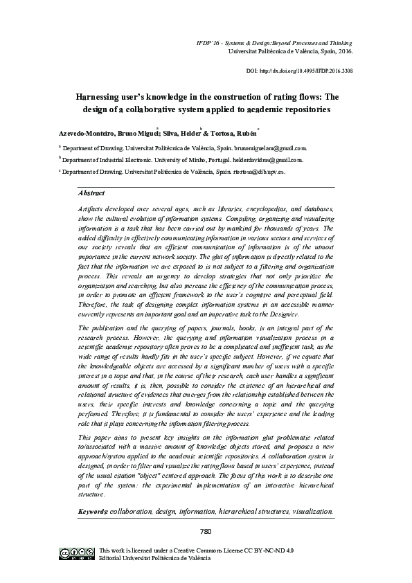 (PDF) Harnessing User Knowledge In The Construction Of Rating Flows ...