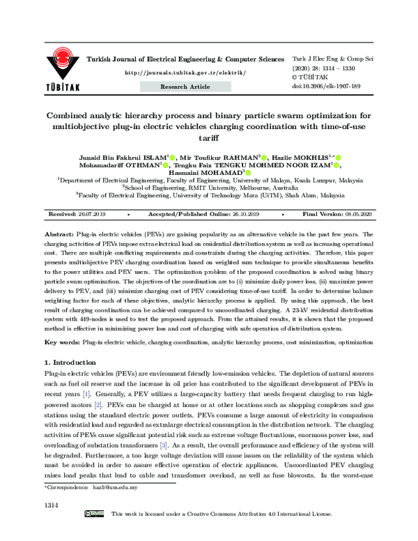 Pdf Combined Analytic Hierarchy Process And Binary Particle Swarm