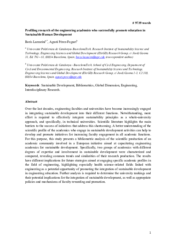 (PDF) Profiling research of the engineering academics who successfully ...