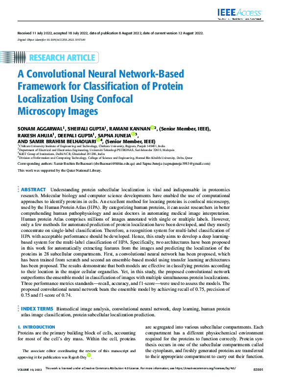 Pdf A Convolutional Neural Network Based Framework For Classification 9244