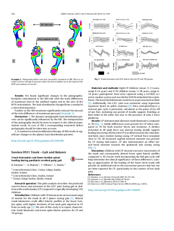 (PDF) Trunk kinematics and lower lumbar spinal loading during ...