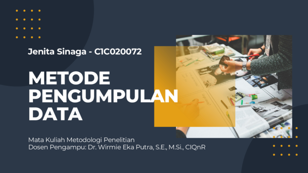 (PDF) PPT METODE PENGUMPULAN DATA