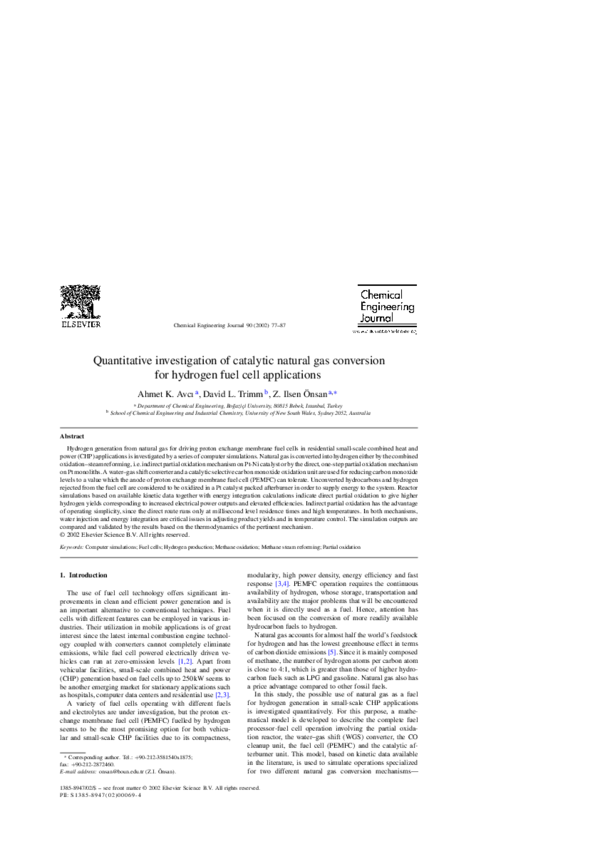(PDF) Quantitative investigation of catalytic natural gas conversion ...