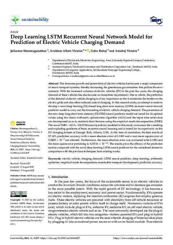 Pdf Deep Learning Lstm Recurrent Neural Network Model For Prediction