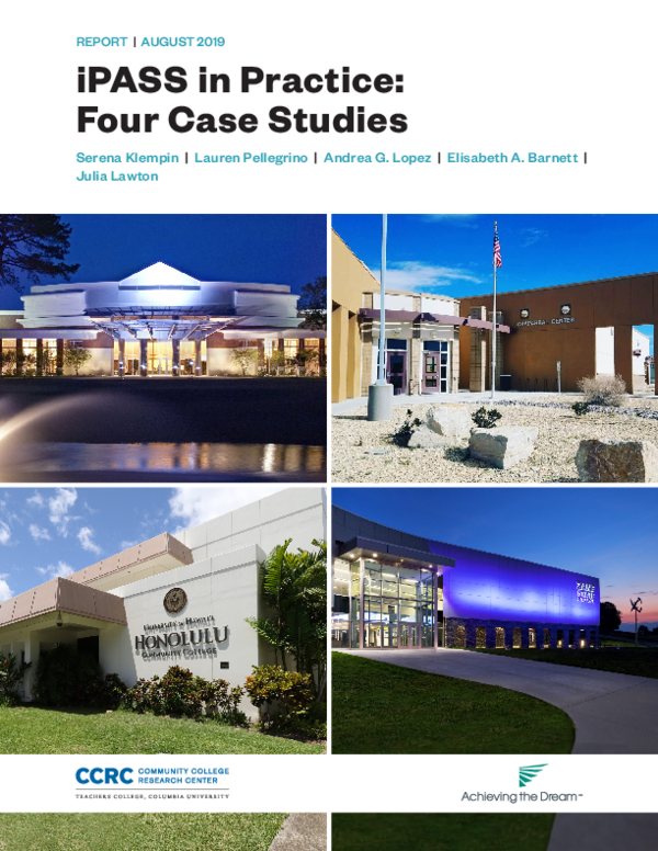 (PDF) iPASS in Practice: Four Case Studies | Elisabeth Barnett ...