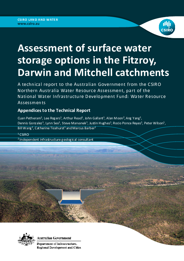 (PDF) Assessment of surface water storage options in the Fitzroy ...